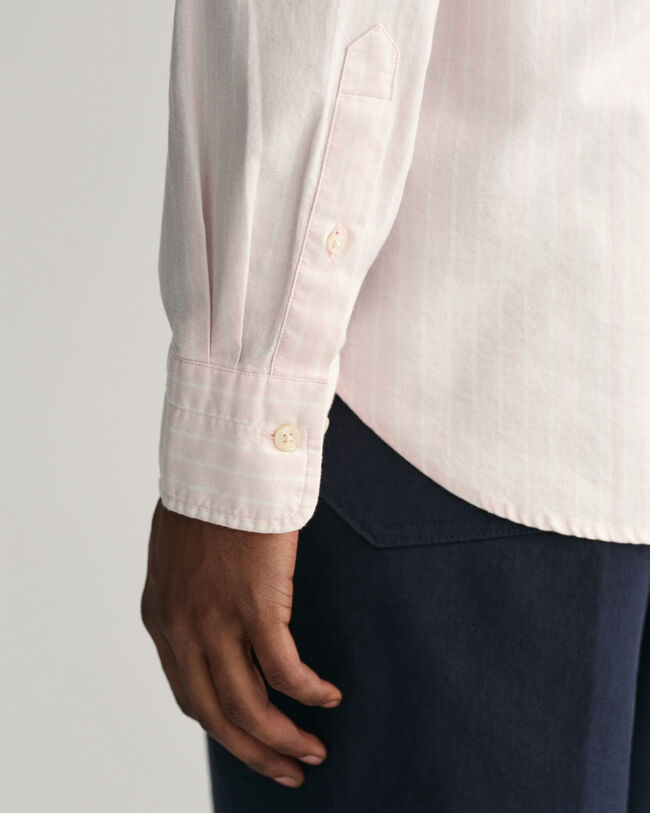 Slim Fit Oxford-Stretchhemd mit Streifen - GANT