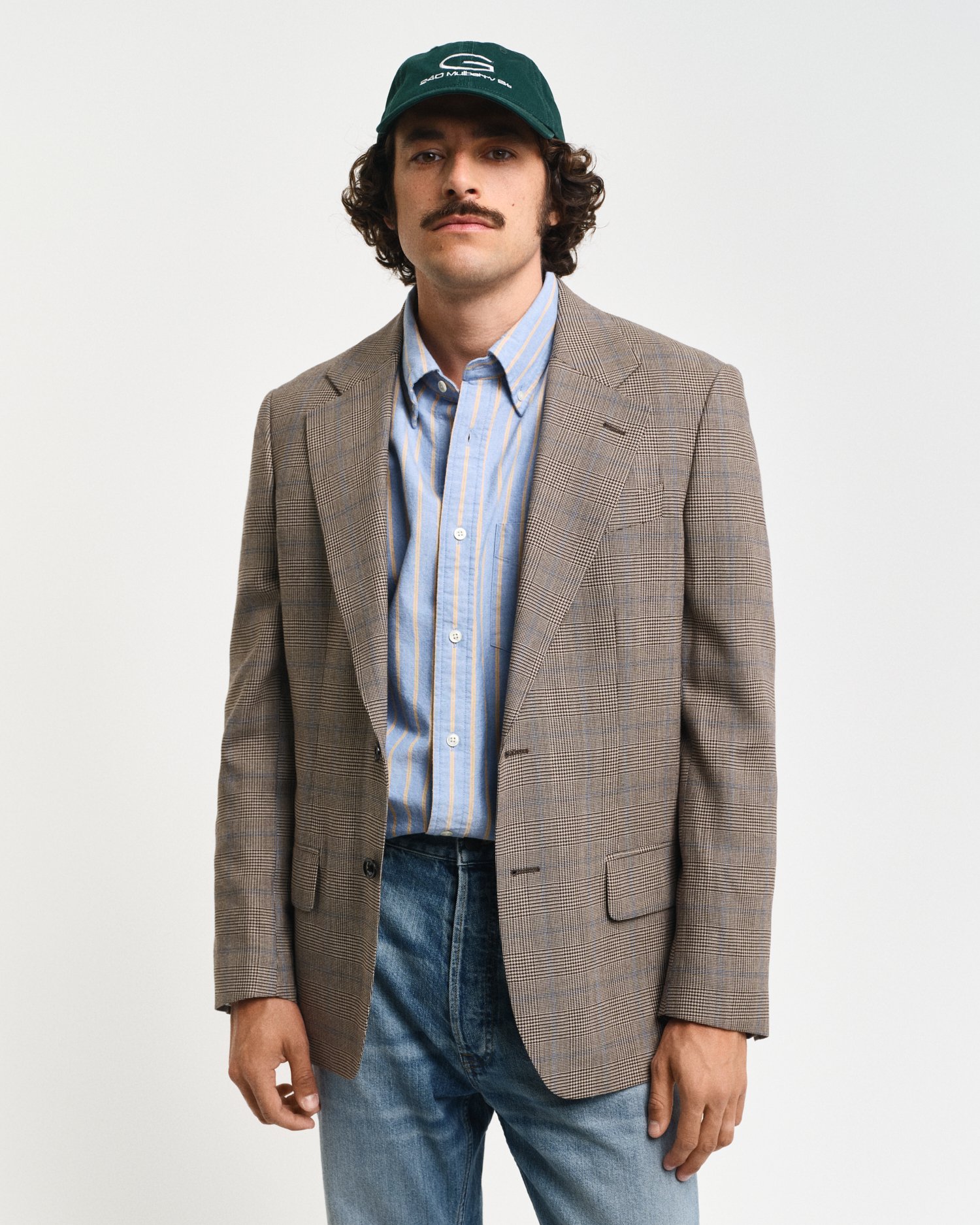 Regular Fit Glen Check Sakko - GANT