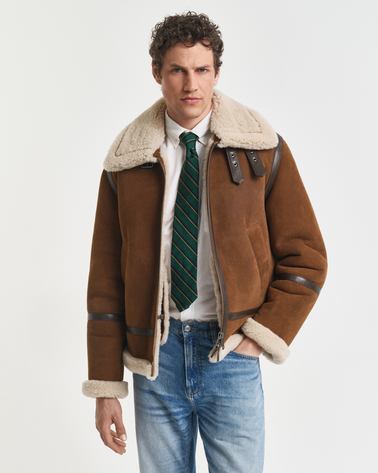 Shearling-Jacke - GANT