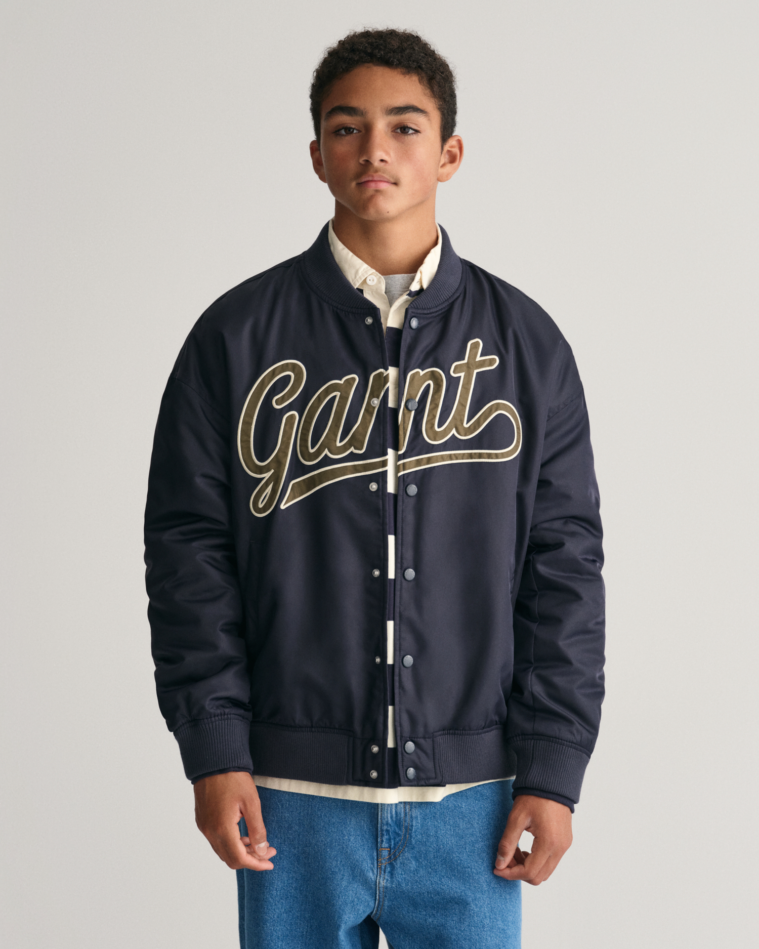 Teens Script Graphic GANT Varsity Jacket - GANT
