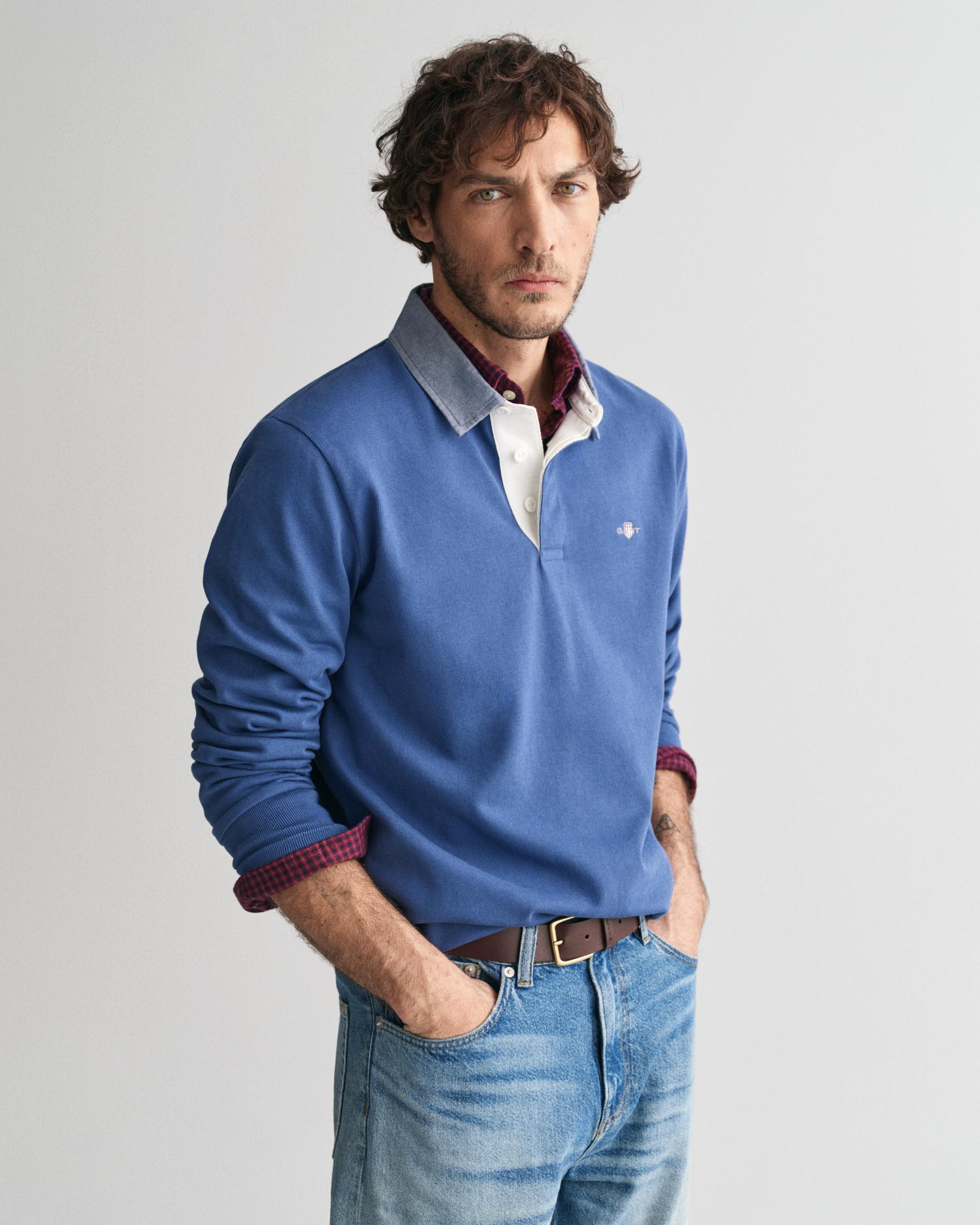 Chambray Heavy Rugger - GANT