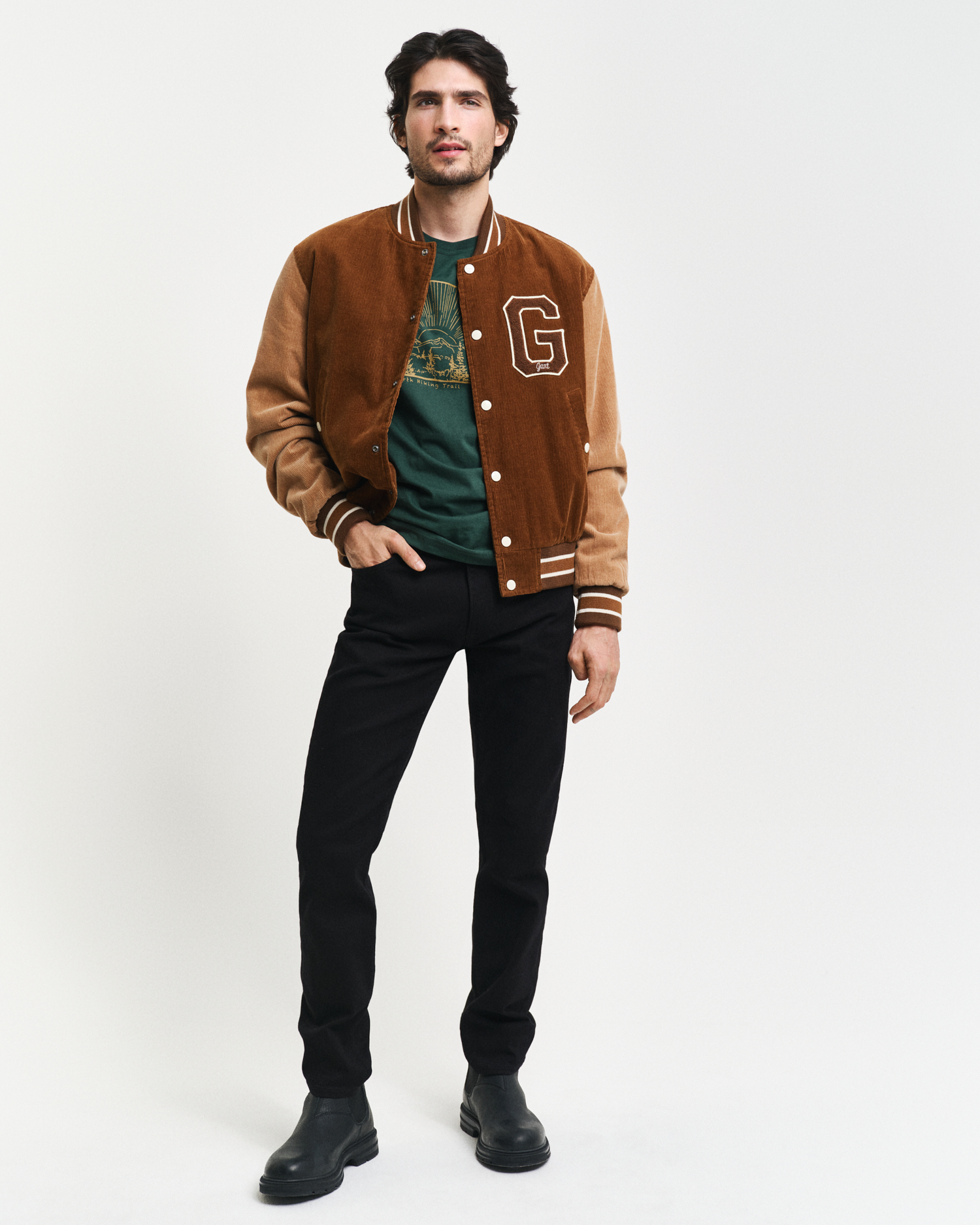 Regular Fit Black Jeans - GANT